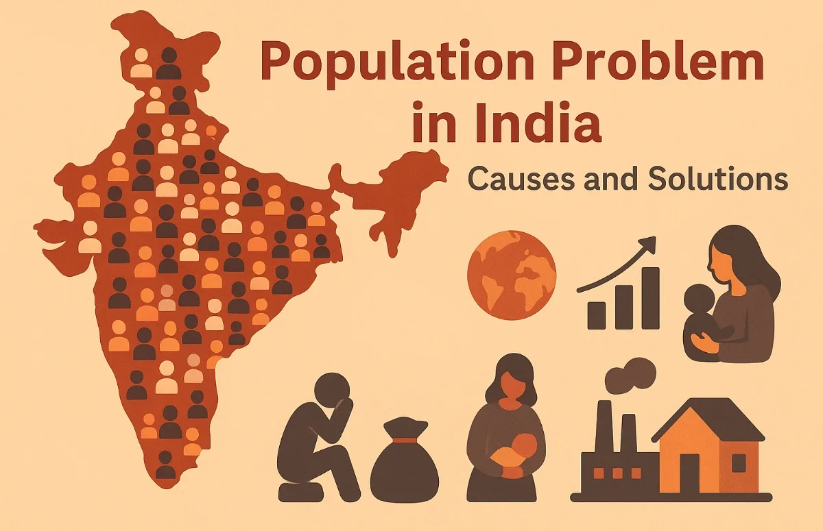 Population Problem in India Compsition For All Classes of Students ...