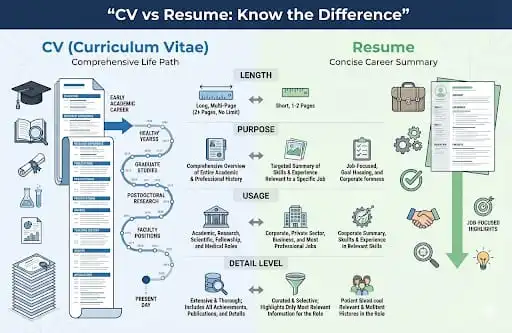 CV vs Resume: What’s the Difference? Which One Do You Need? - Porompath