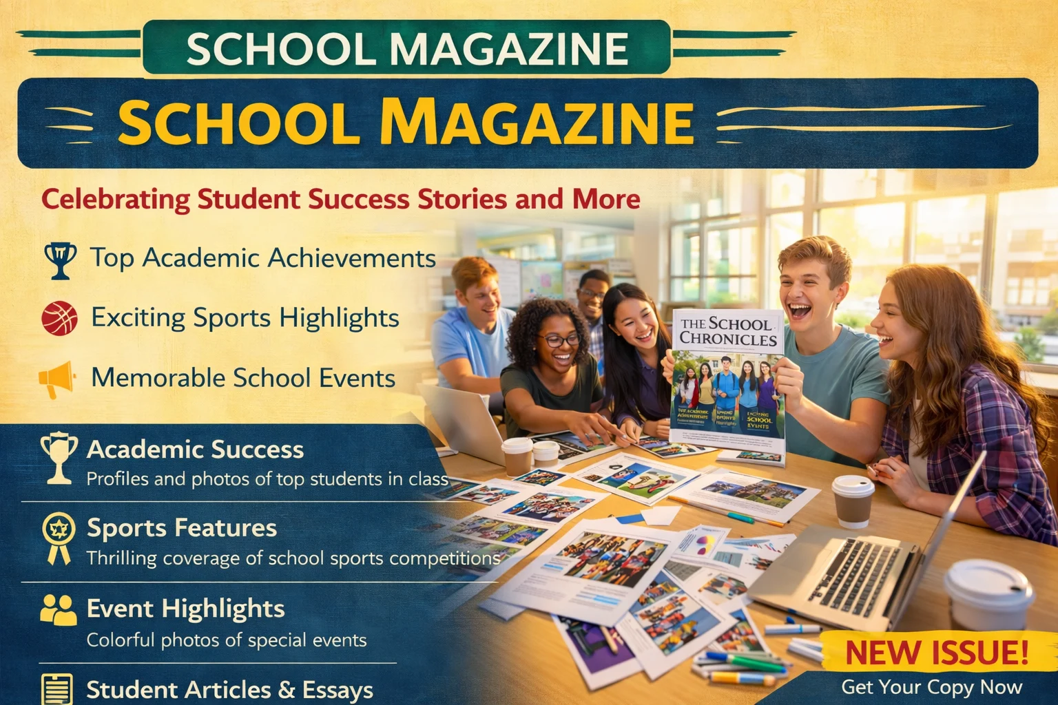 School Magazine Paragraph For Classes 6, 7, 8, 9-10 & 11-12 - Porompath